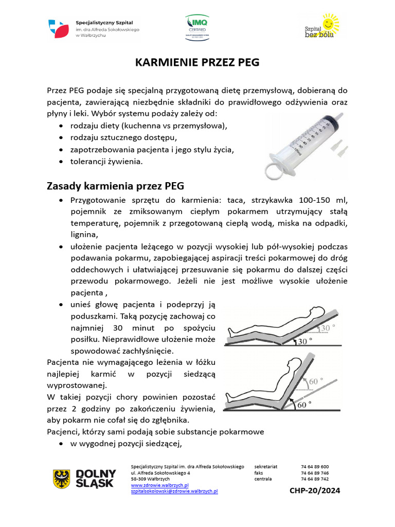 CHP 20 Karmienie Przez Peg | PDF
