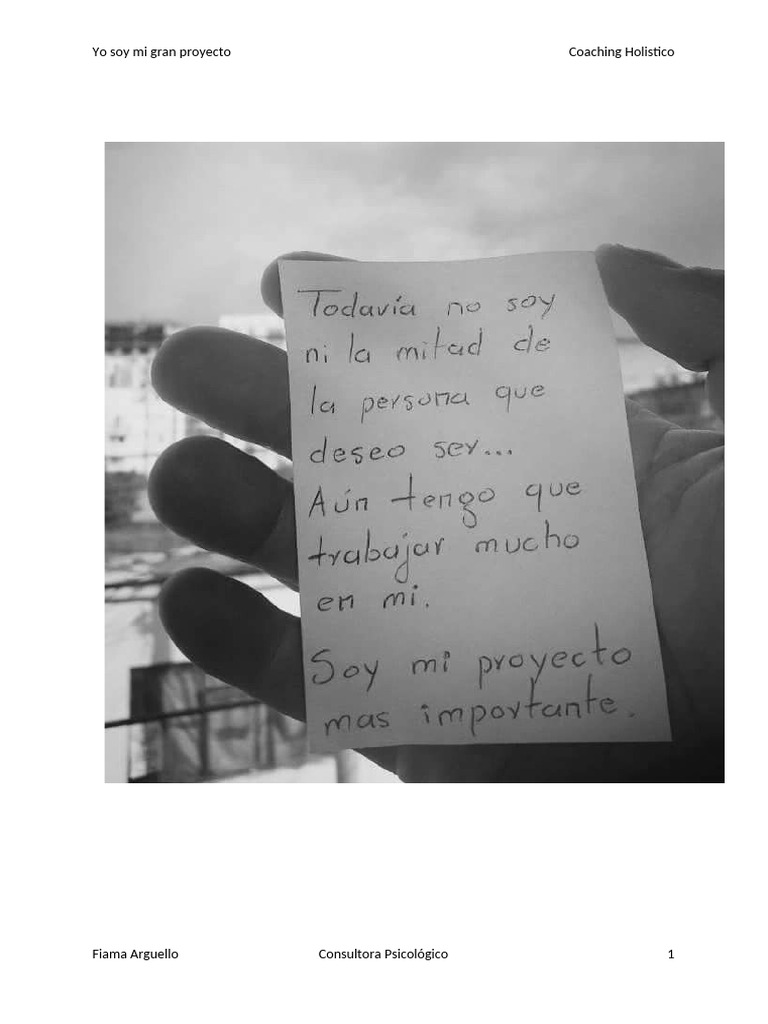 Coaching Holístico: Transformación Personal | PDF | Mente | Percepción