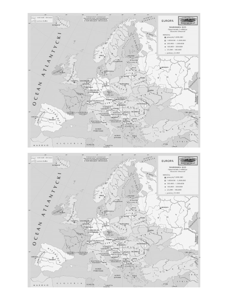 Mapa Europy | PDF