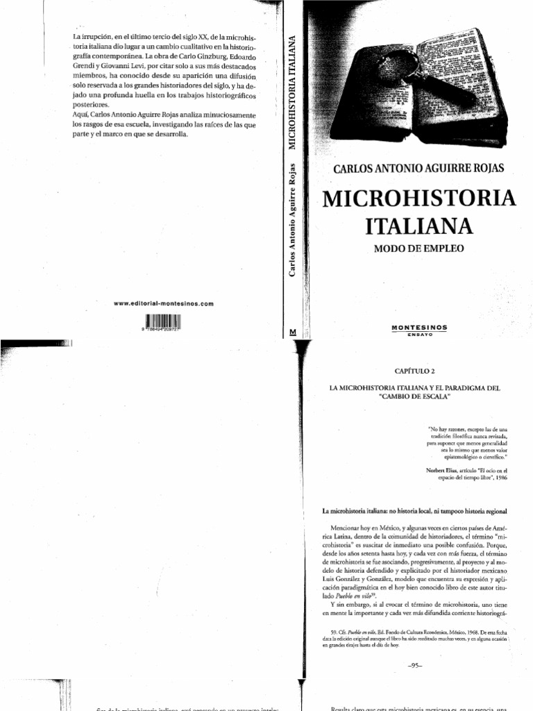 La Microhistoria Italiana. | PDF