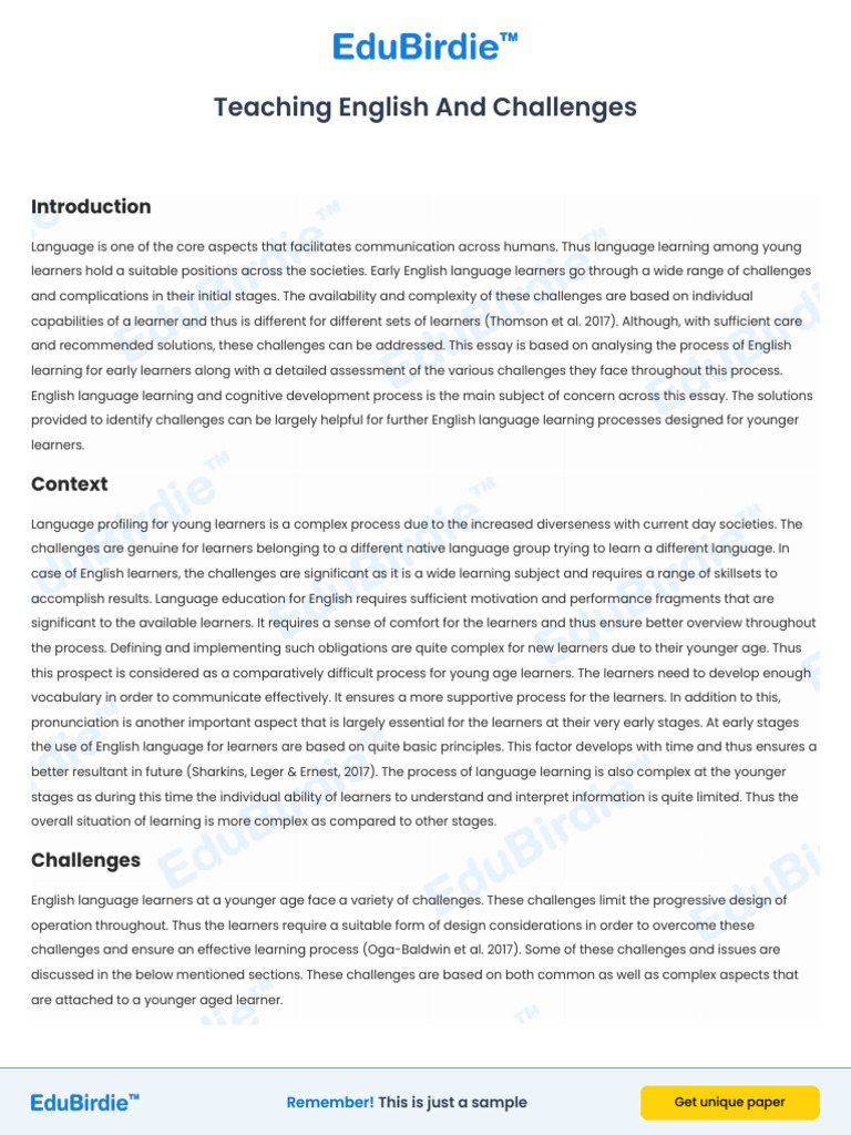 Teaching English and Challenges | PDF | Learning | Language Acquisition