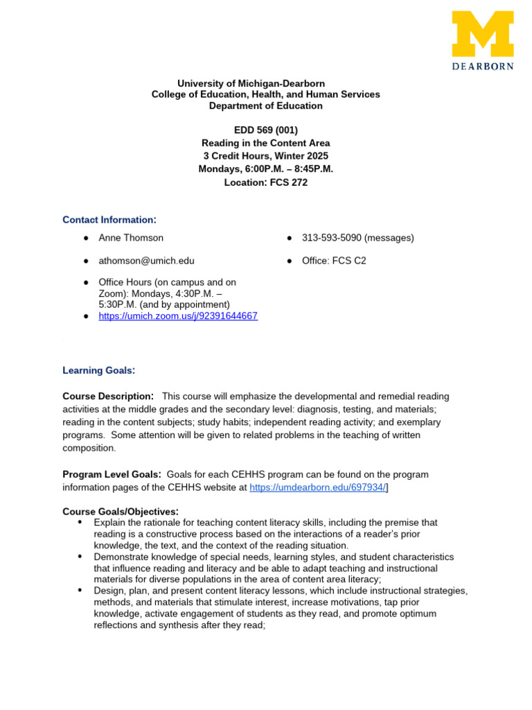 RMMC Canvas Login for EDD 569 Course | PDF | Reading Comprehension ...