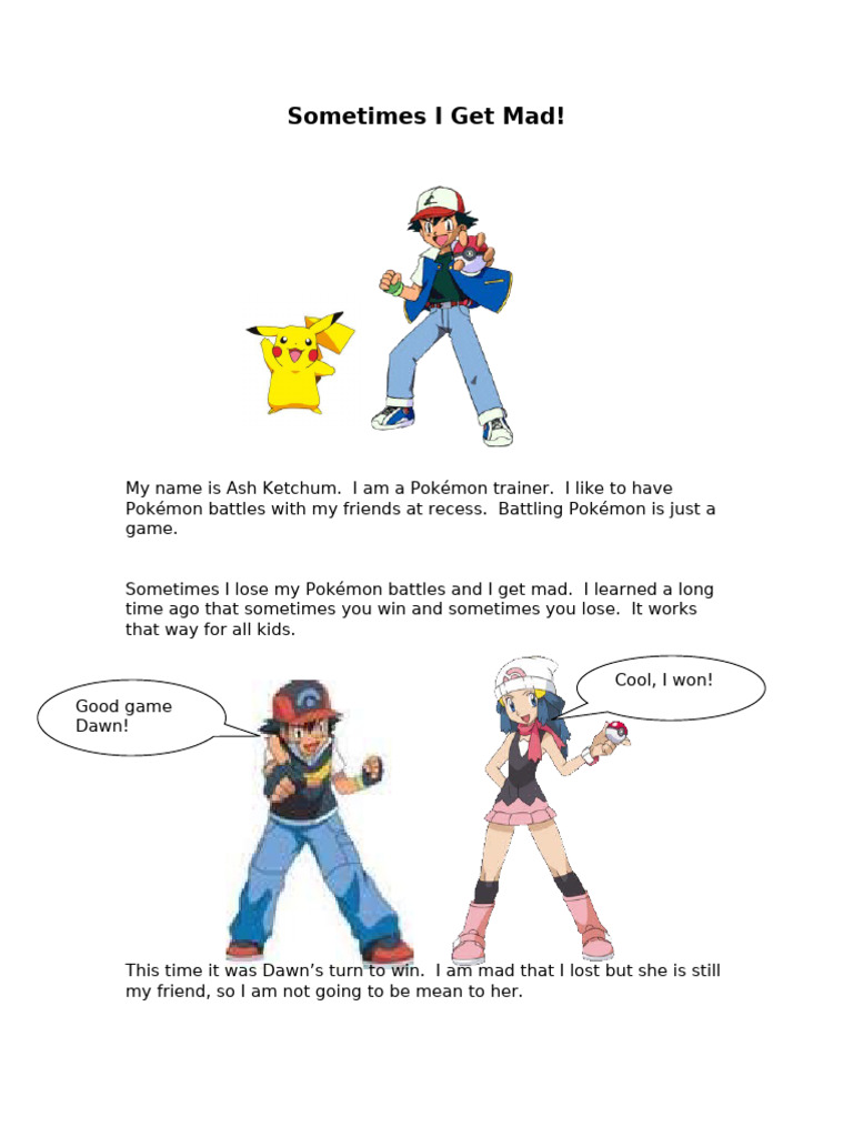 Sometimes I Get Mad Pokemon | PDF | Pokémon