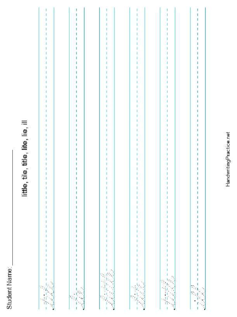 Ill Tile Little Lite Practice | PDF