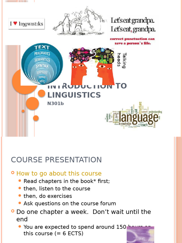 Chapter1 Intro | PDF | Linguistics | Semantics