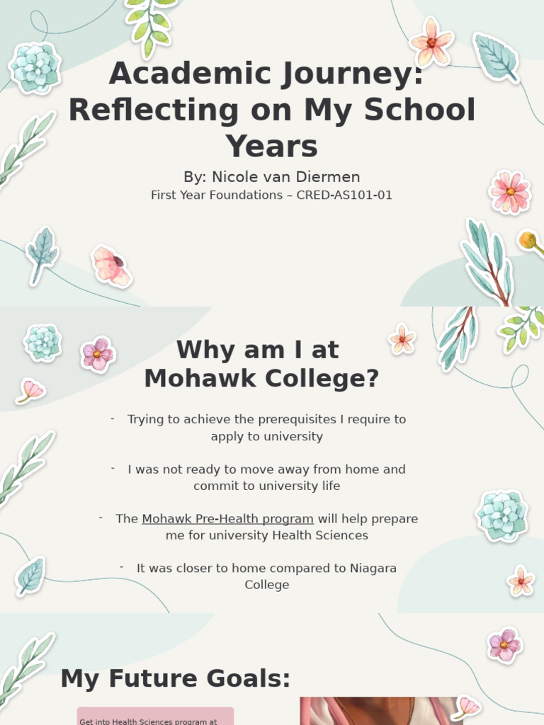 Reflecting On My School Years | PDF