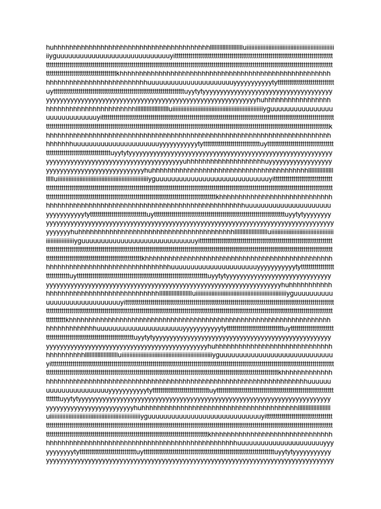 Nonsensical Text Document | PDF