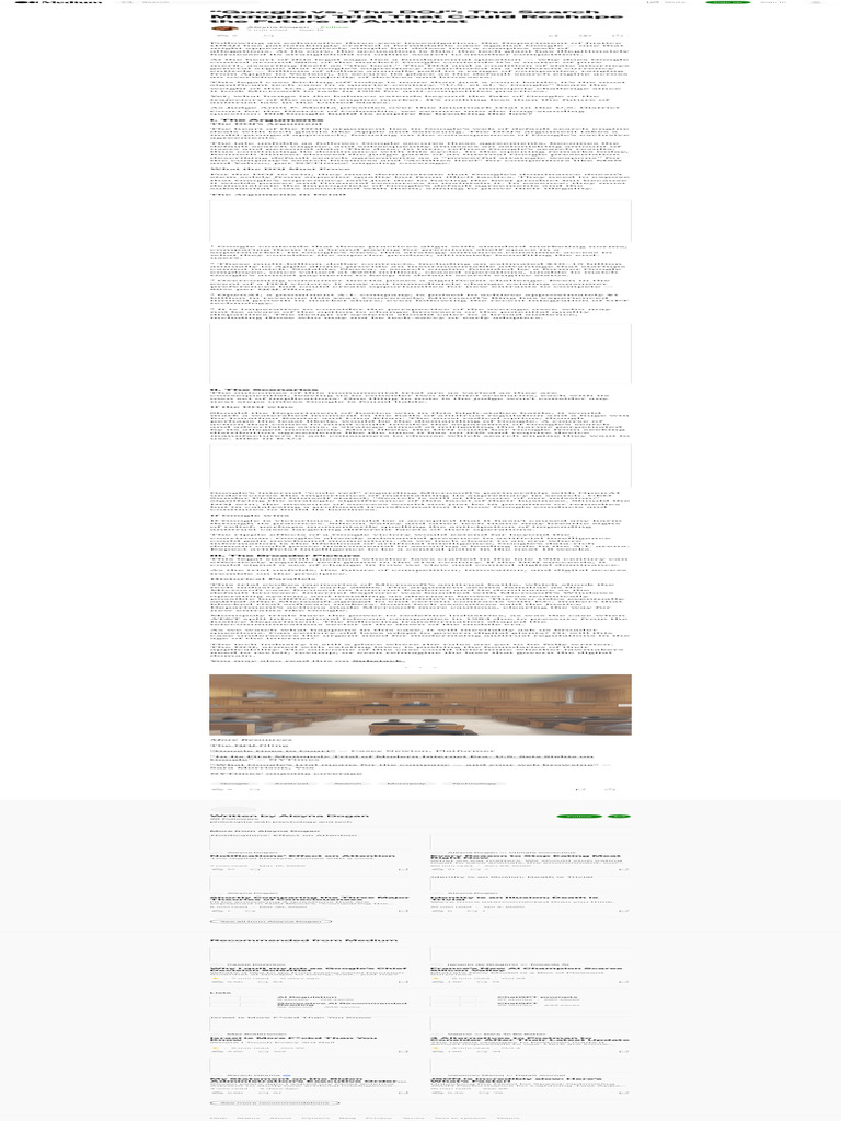 "Google vs. The DOJ": The Search Monopoly Trial That Could Reshape The ...