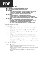 Musical Periods Timeline | PDF | Classical Music | Musicology