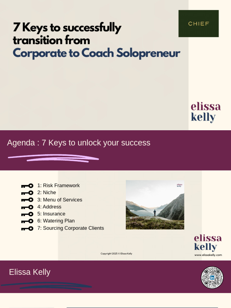 CHIEF - 7 Keys Session | PDF | Business | Economies