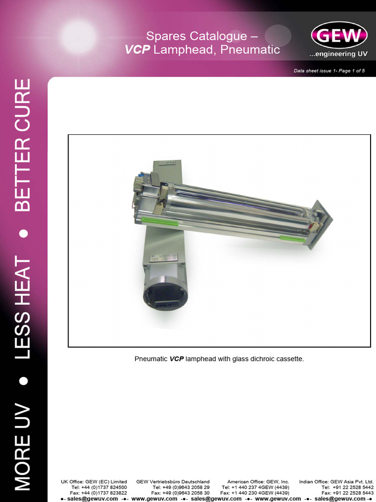 VCP spares 2009 onwards - Issue 1 | PDF | Electrical Connector | Manufactured Goods