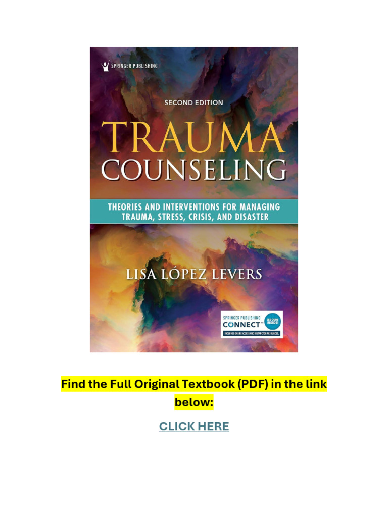 Trauma Counseling 2nd Edition TEXTBOOK | PDF | Psychological Trauma ...