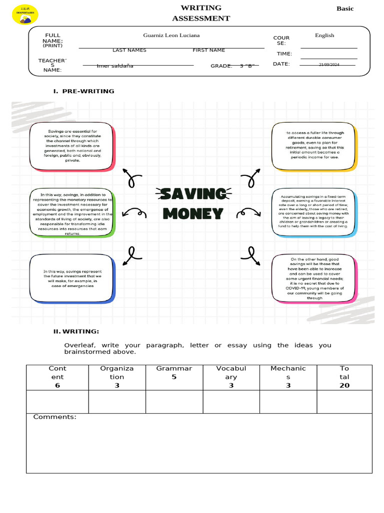 Basic-Intermediate First Draft-Guarniz Leon | PDF | Wealth | Economies