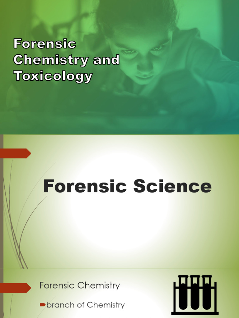 1 Forensic Chemistry and Toxicology INTRODUCTION | PDF | Witness ...