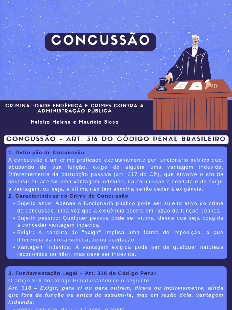 Crime de Concussão | PDF