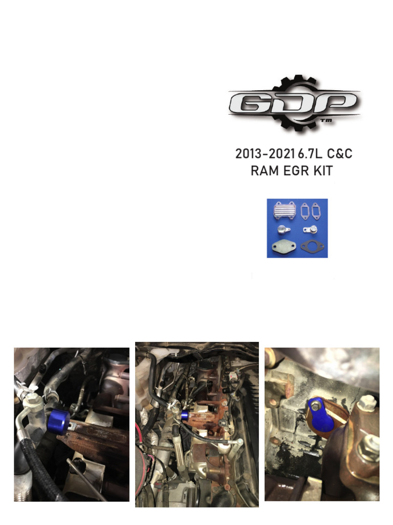 Ram Cab & Chassis Egr Upgrade Kit Instructions | PDF