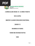 Chapter 1 2021 Revised Business Studies Grade 12 Notes On Legislation ...