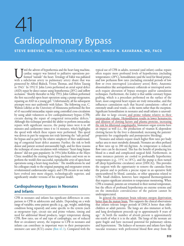 41 - Cardiopulmonary Bypas - 2019 - Critical Heart Disease in Infants and Childr | PDF ...