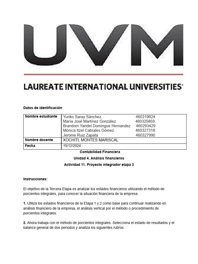 Análisis Financiero de Genomma Lab | PDF | Business | Economias