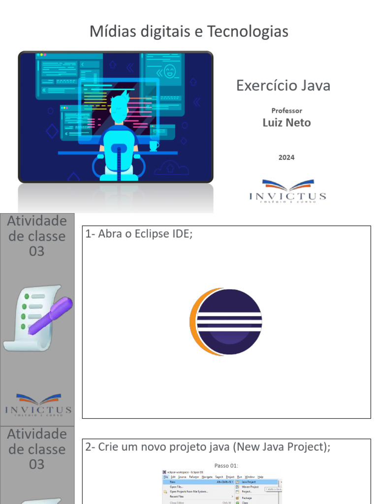 Aula 04- Exercicio Java | PDF