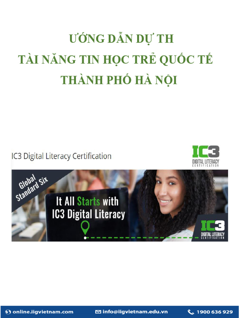 Huong Dan Du Thi Ic3 Gs6 Spark 1 | PDF