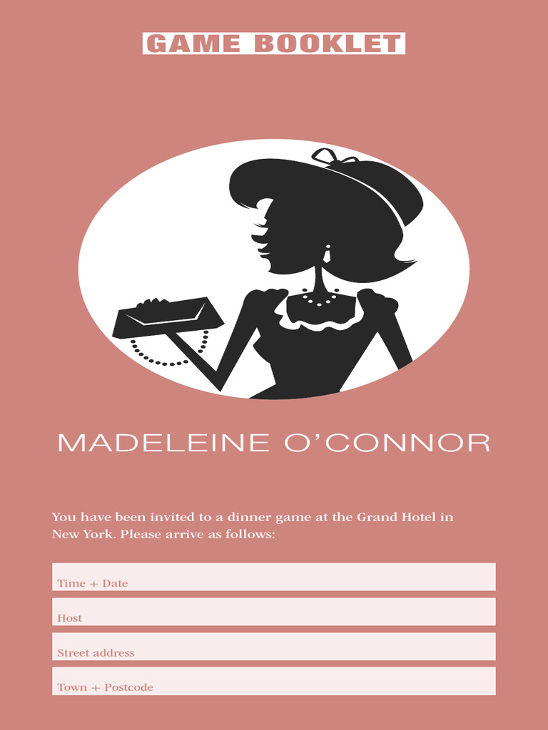 Madeleine O'Connor - FULL GAME | PDF