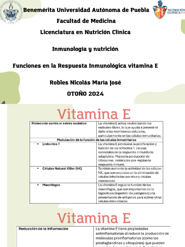 Vitamina E | PDF