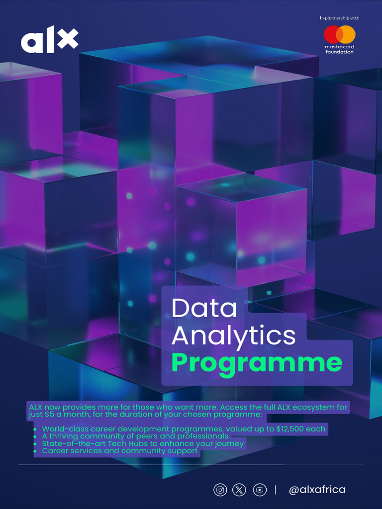 ALX Data Analytics & Career Program | PDF | Analytics | Data Analysis