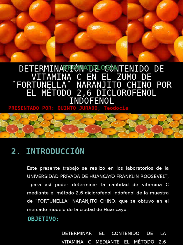 Naranjito Chino | PDF | Vitamina C | Antioxidante
