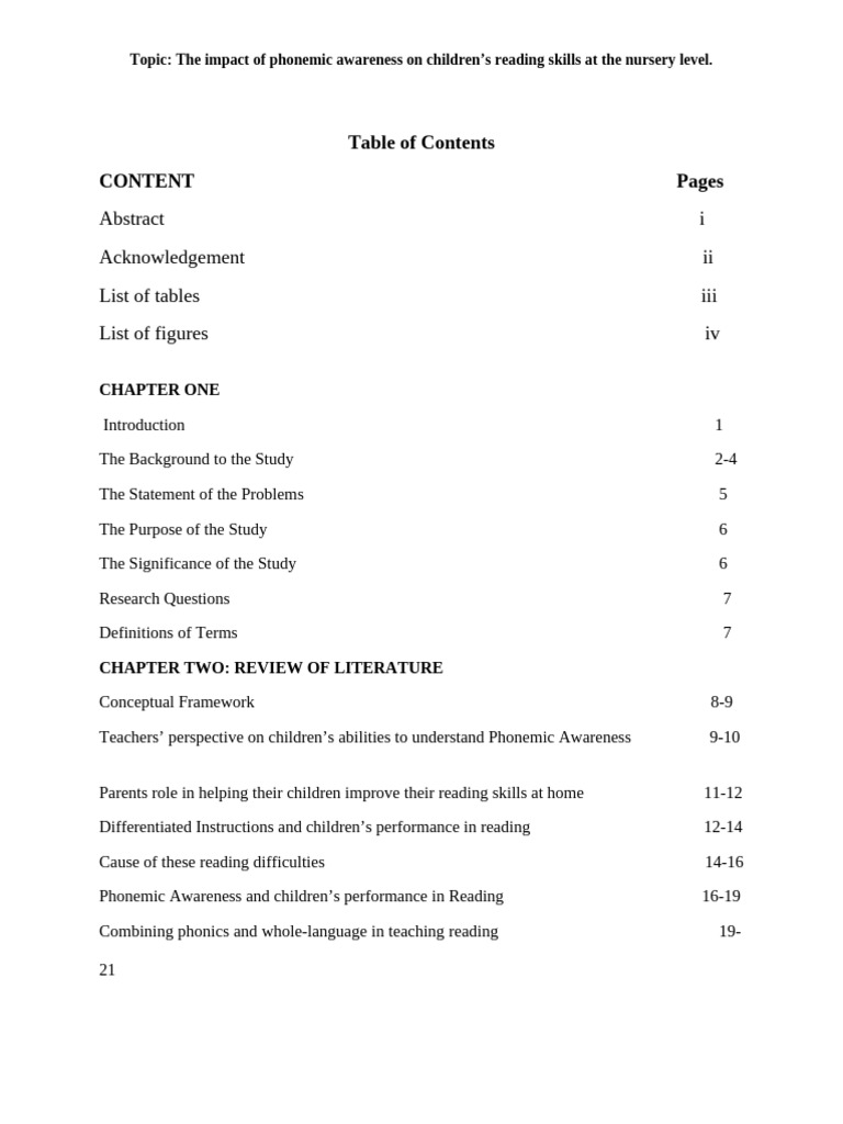 Donnette's Draft Research | PDF | Phonics | Reading Comprehension