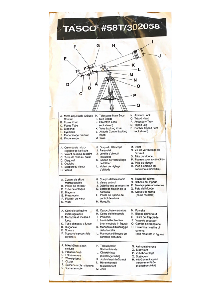 Telescope Manual and Guide 6102B2EA B840 95CF C1A8 F0D0CA9DCA20 (1) | PDF