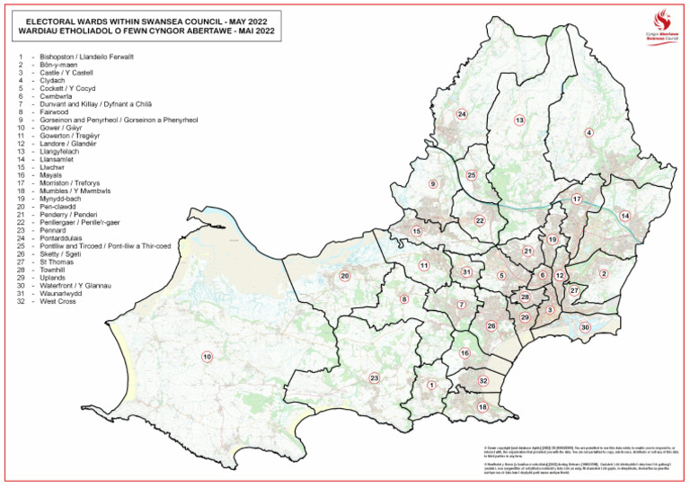 Electoral Wards in Swansea May 2022 | PDF