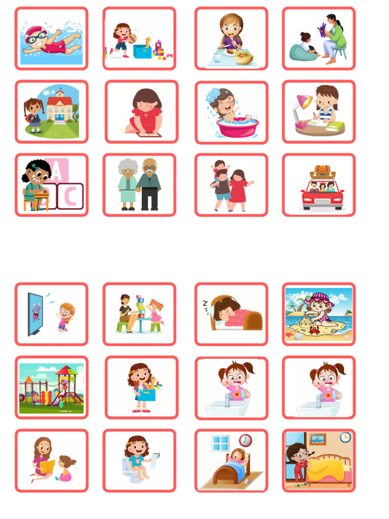 Relogio Rotina Visual | PDF