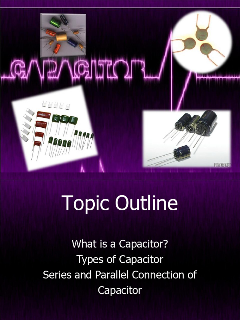 Capacitor | PDF | Capacitor | Series And Parallel Circuits