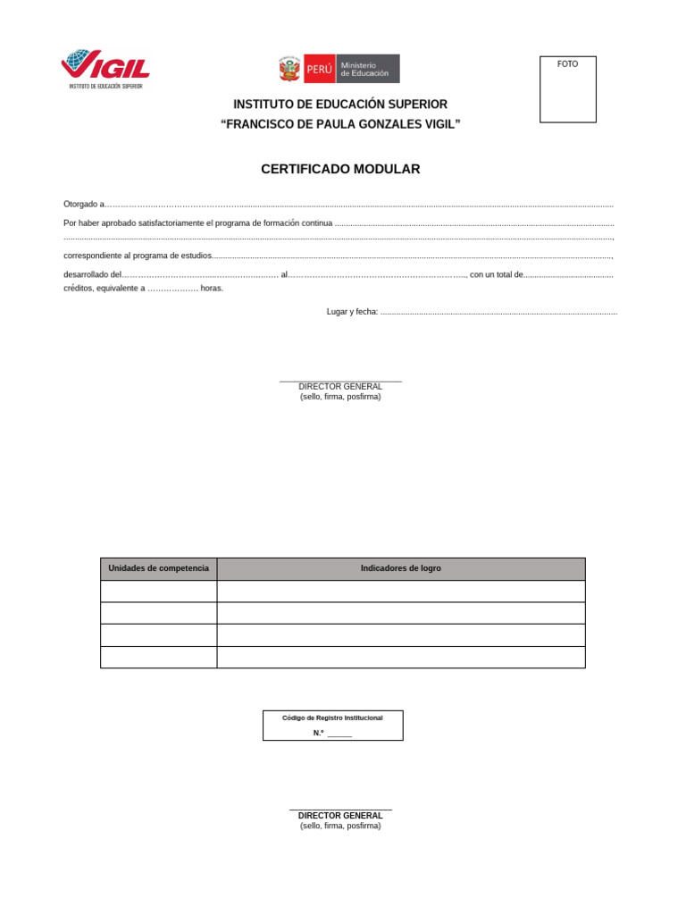 Certificado Modular de Formación Continua | PDF