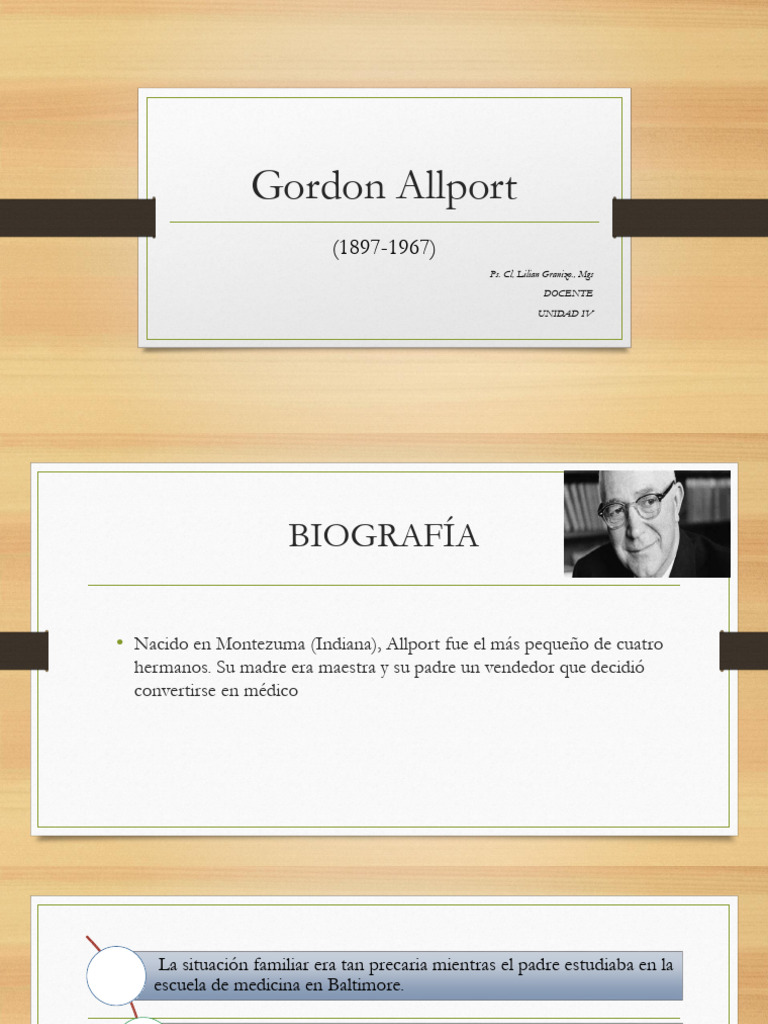 Gordon Allport | PDF | Sicología