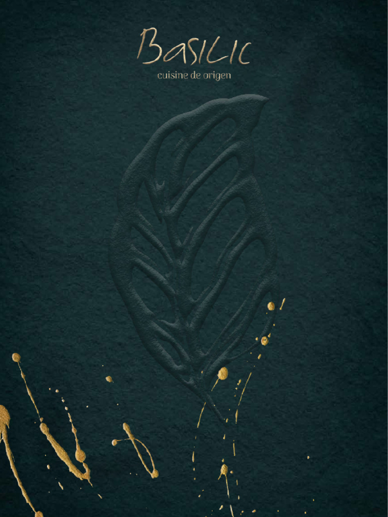 Menu Basilic QR | PDF | Alimentos