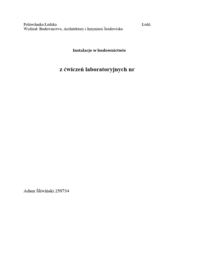 Sprawozdanie 3 | PDF