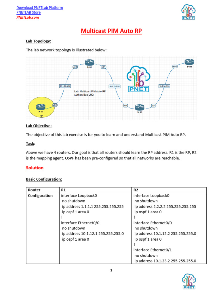 Multicast PIM Auto RP | PDF | Computer Science | Data Transmission