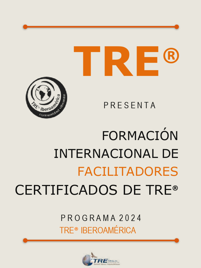 Plan de Estudio - Formación Internacional de Facilitadores de TRE® 2024 ...
