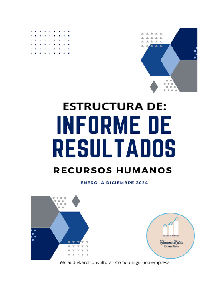 Estructura de Informe Fin de Año RRHH | PDF | Gestión de recursos ...