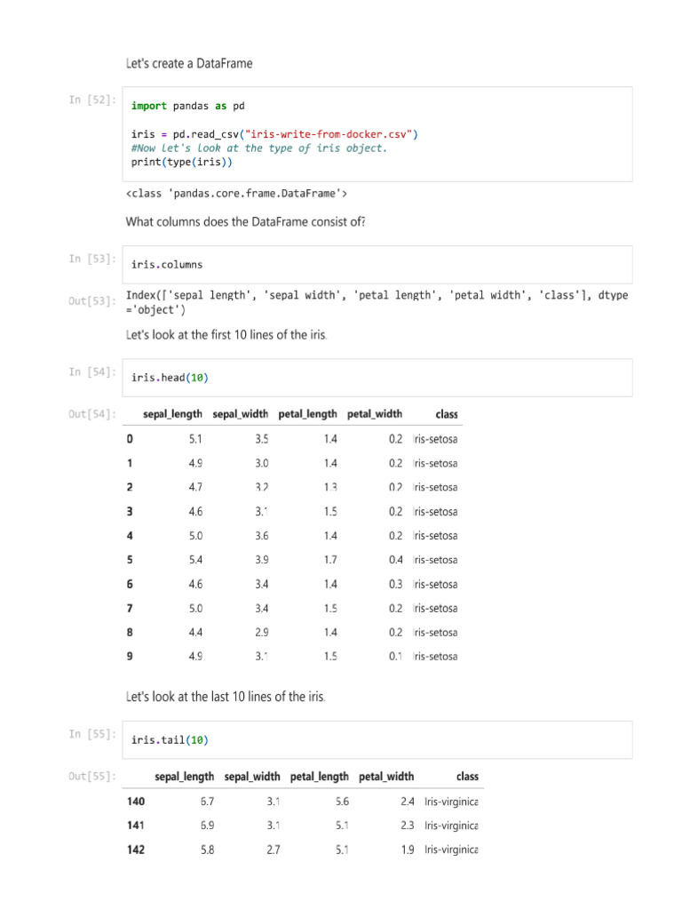 Pandas Exercises | PDF