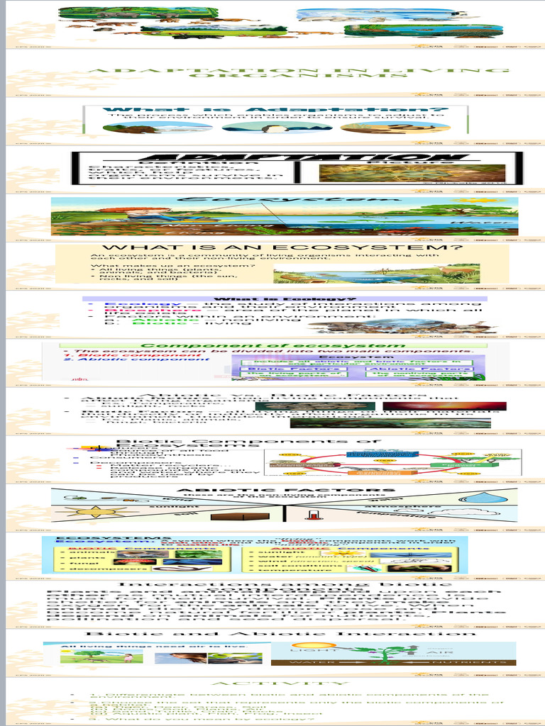 Science ecosystem leason | PDF