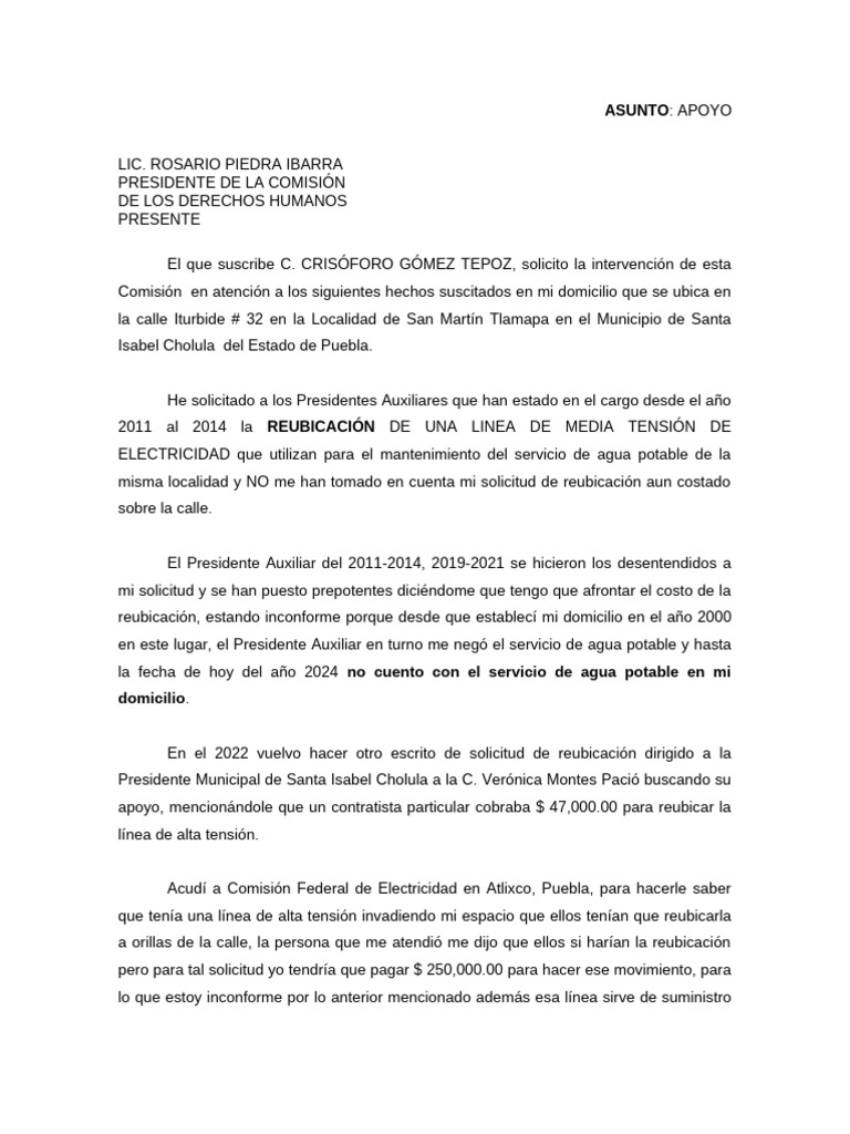 Escito Crisoforo | PDF