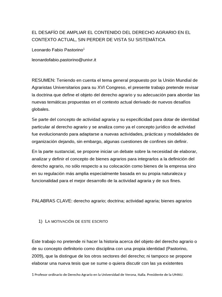 Ponencia Pastorino Final Congreso UMAU 2024 | PDF | Los bosques | Agricultura