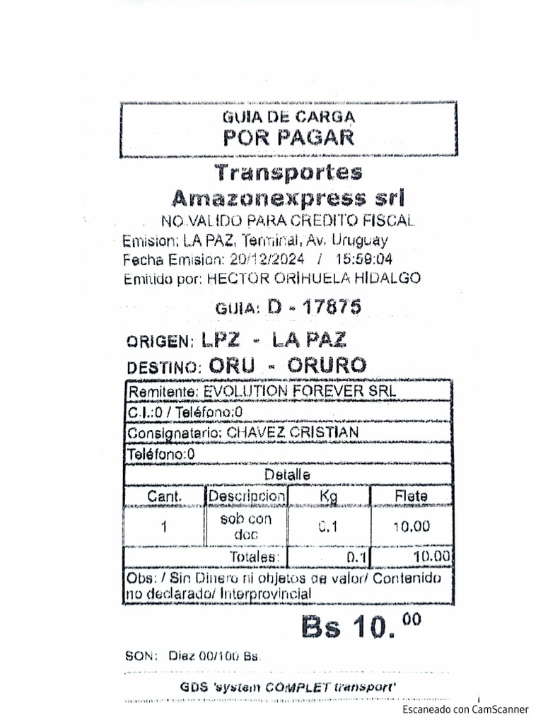 Guías - Oruro Evaluación | PDF