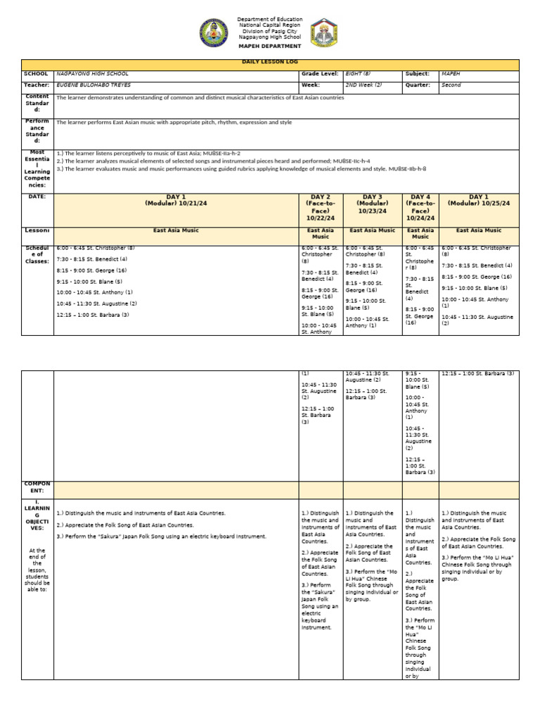 4THWEEKQ2 (M) | PDF | Learning | Cognition