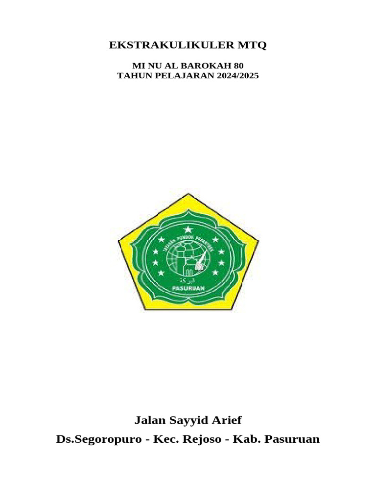 Absensi Ekstra Mtq | PDF