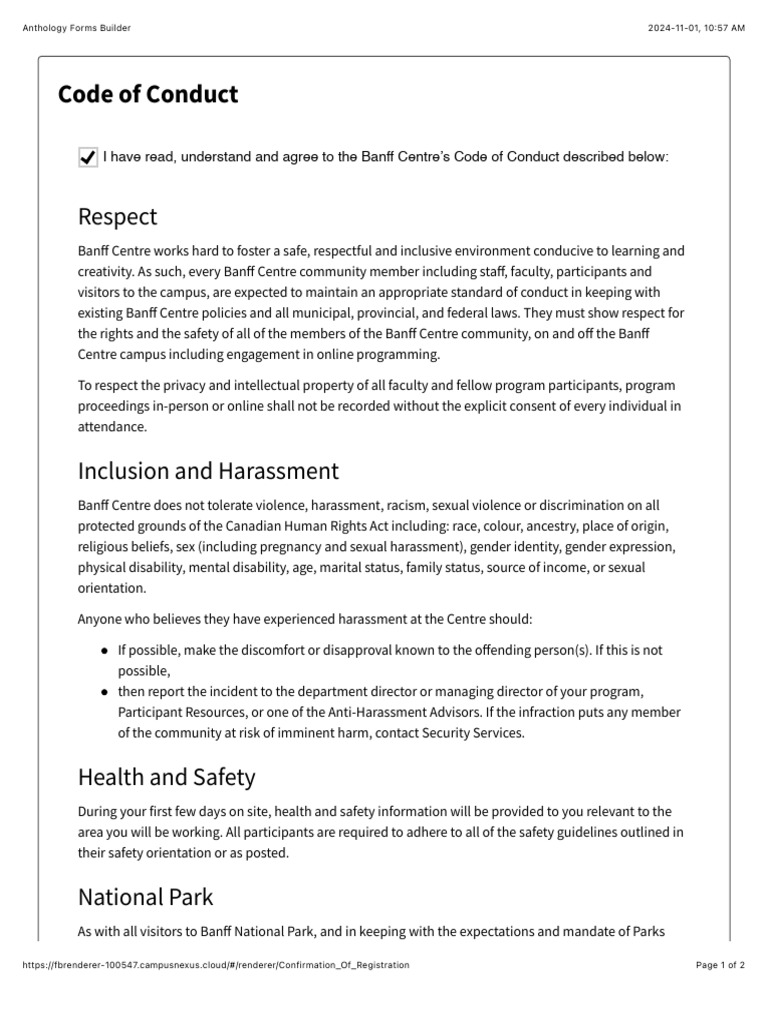 Code of Conduct | PDF | Harassment | Violence