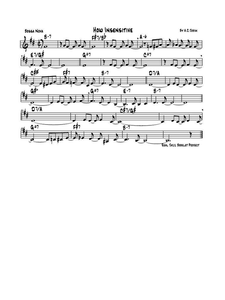 How Insensitive | PDF